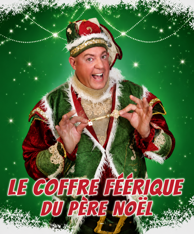 Le Coffre féérique de noël, spectacle jeunesse - Productions Nœud Papillon
